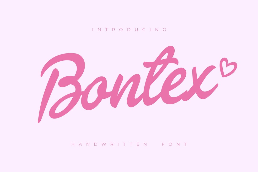 Bontex Pro Font TTF OTF - Etsy