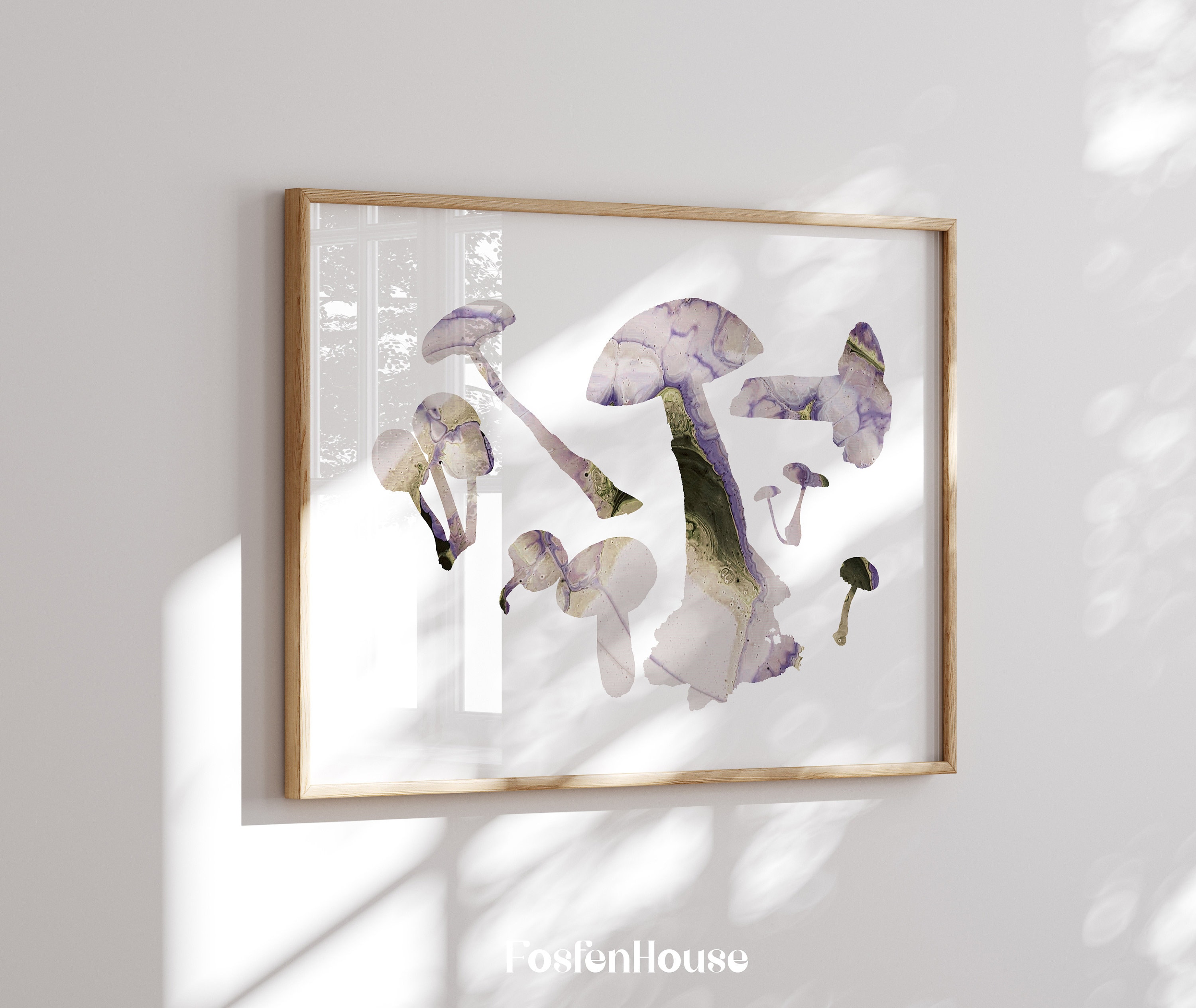 Mushroom Printable, Mushroomcore, Magic Mushroom Art, Psychedelic ...