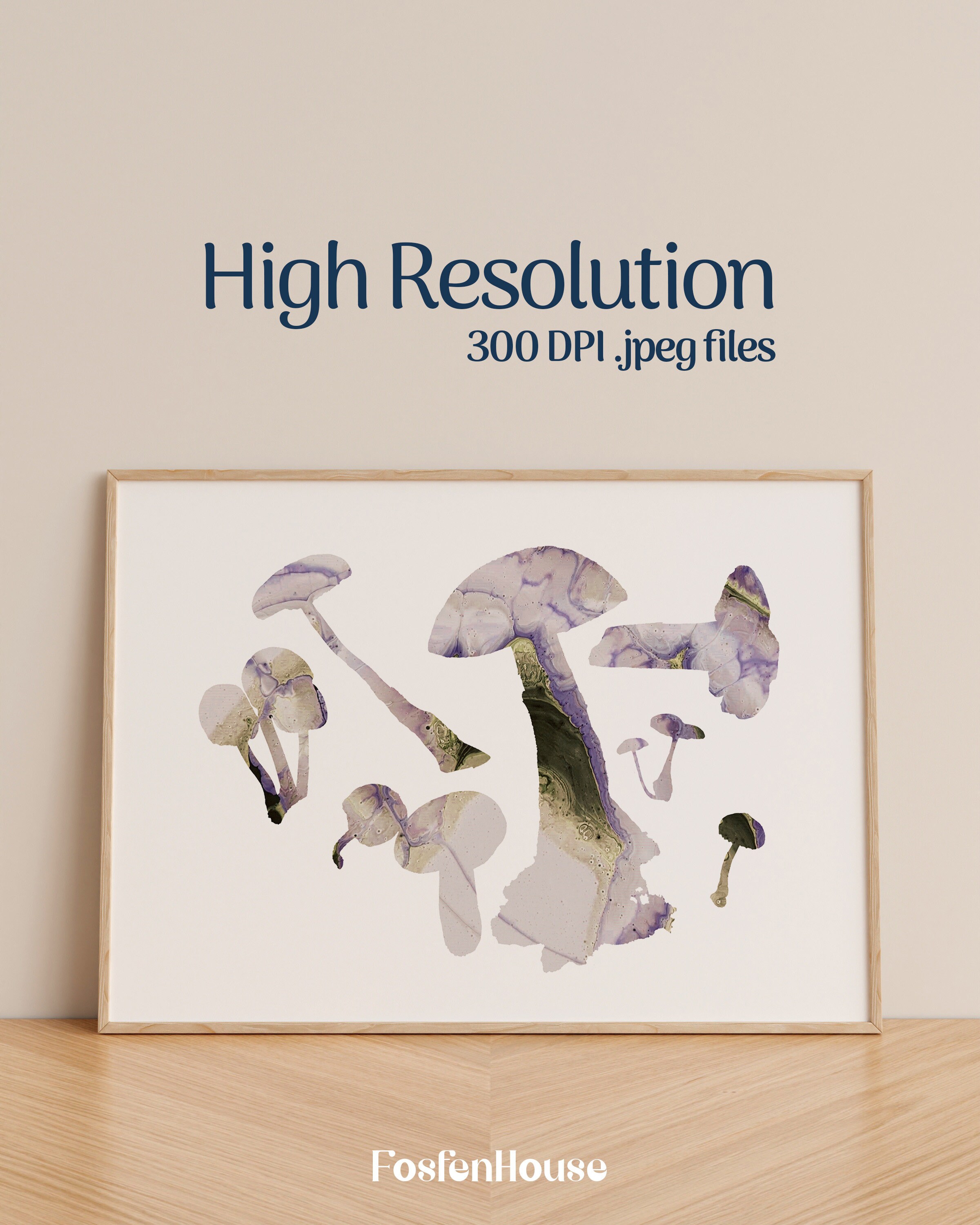 Mushroom Printable, Mushroomcore, Magic Mushroom Art, Psychedelic ...