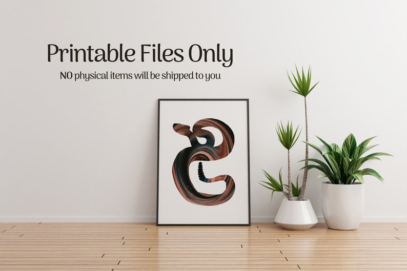 Rattlesnake Printable, Abstract Snake Art, Minimal Snake Print, Boho ...