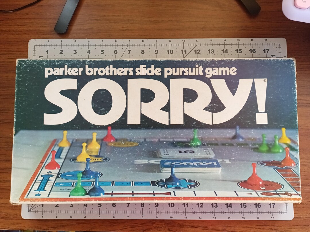 Vintage Sorry Board Game - Etsy