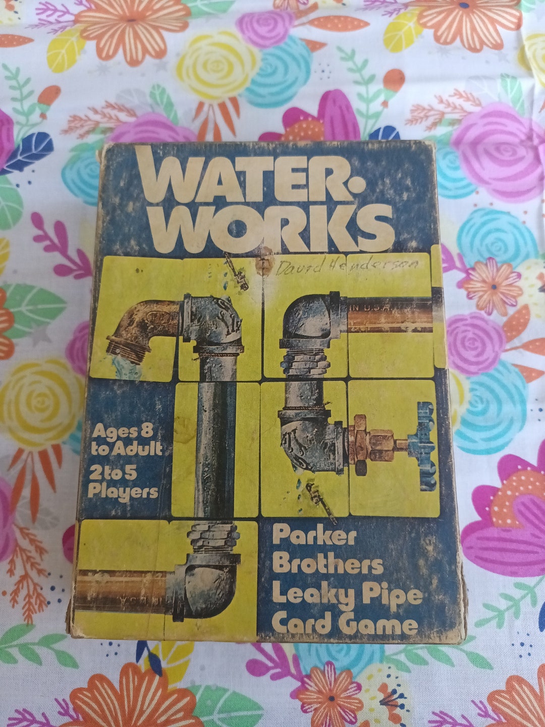 Vintage Board/card Game Water Works - Etsy