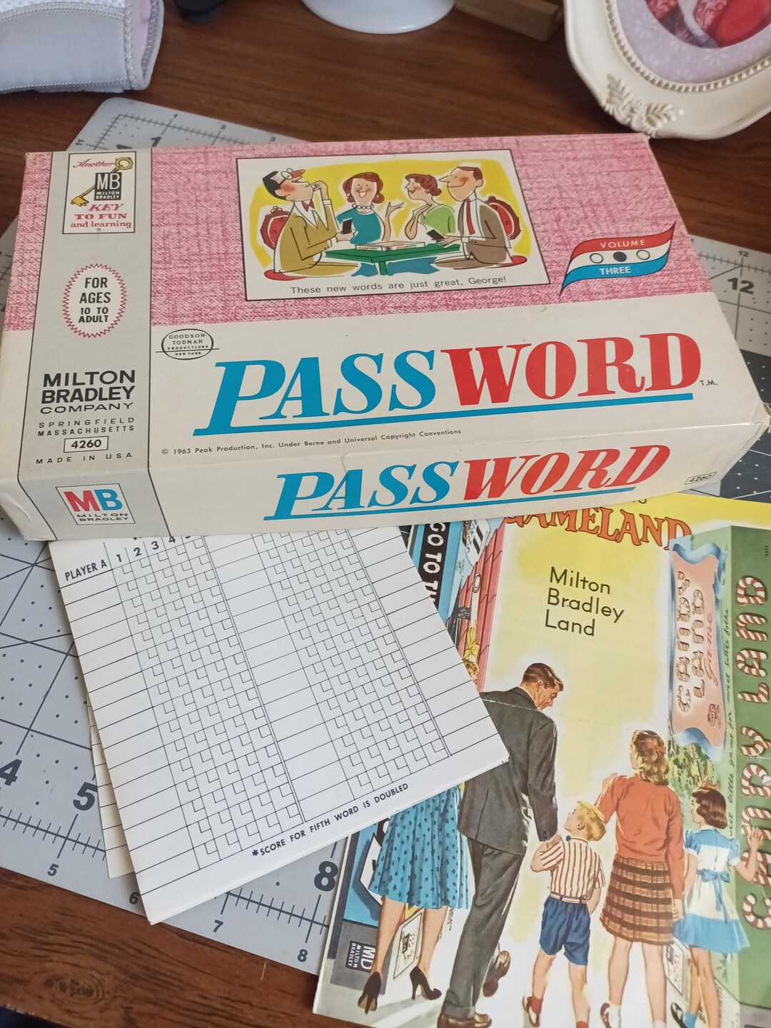 Vintage Password Board Game - Etsy
