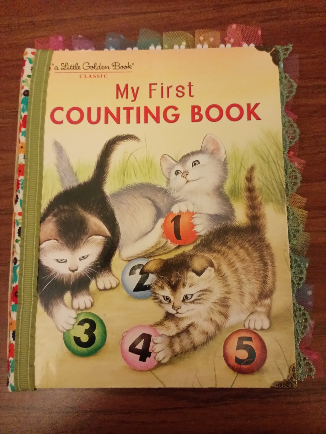 My First Counting Book Little Golden Book Junk Journal - Etsy