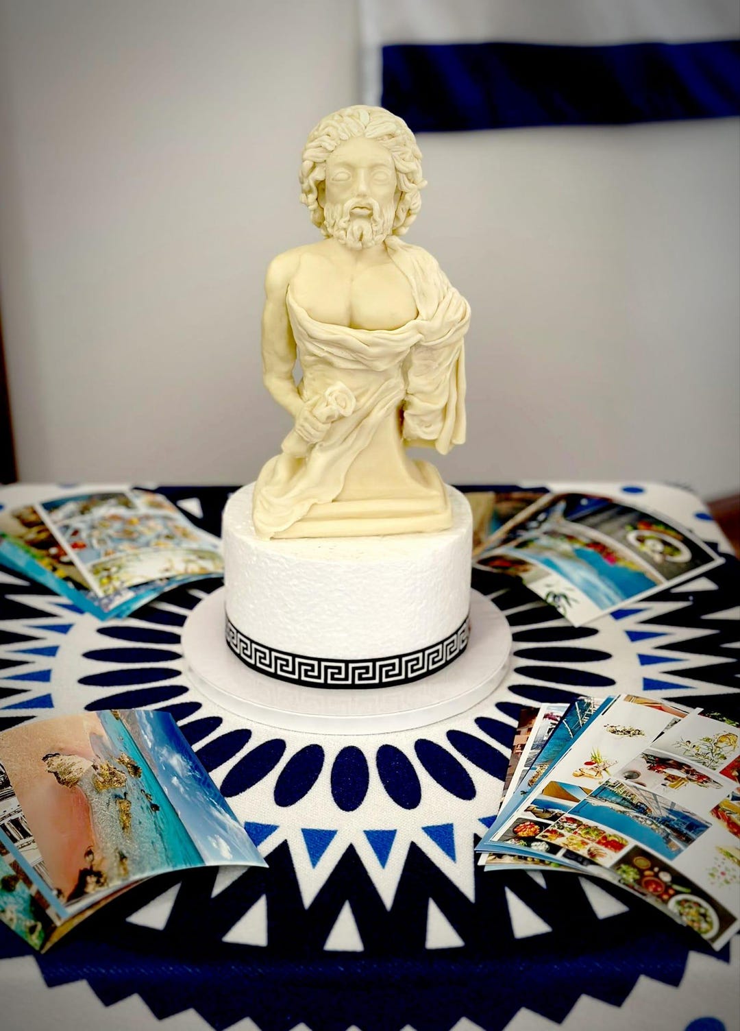 Greek God Sugar Paste Fondant Figurine – Handmade Art for Mythology and ...
