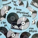 I Love Physical Media Holographic Sticker - Vinyl DVD Bluray 4K VHS - Etsy