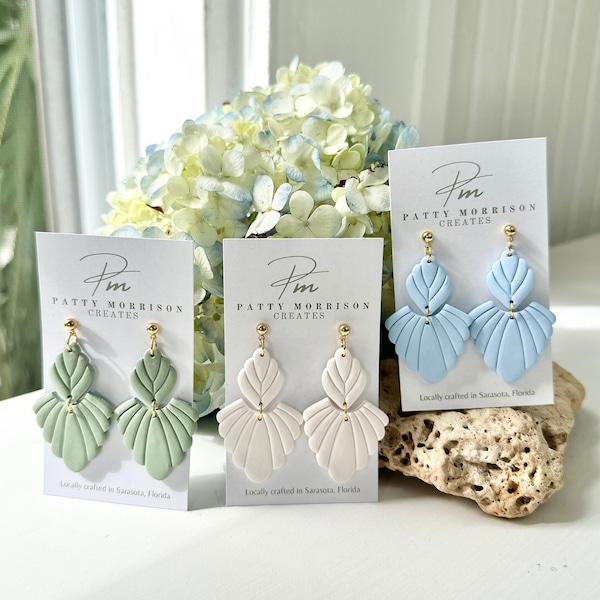 CLAY EARRINGS - Etsy