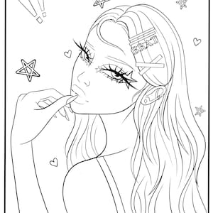 Y2K COLORING BOOK - Etsy