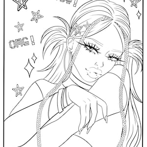 Y2K COLORING BOOK - Etsy