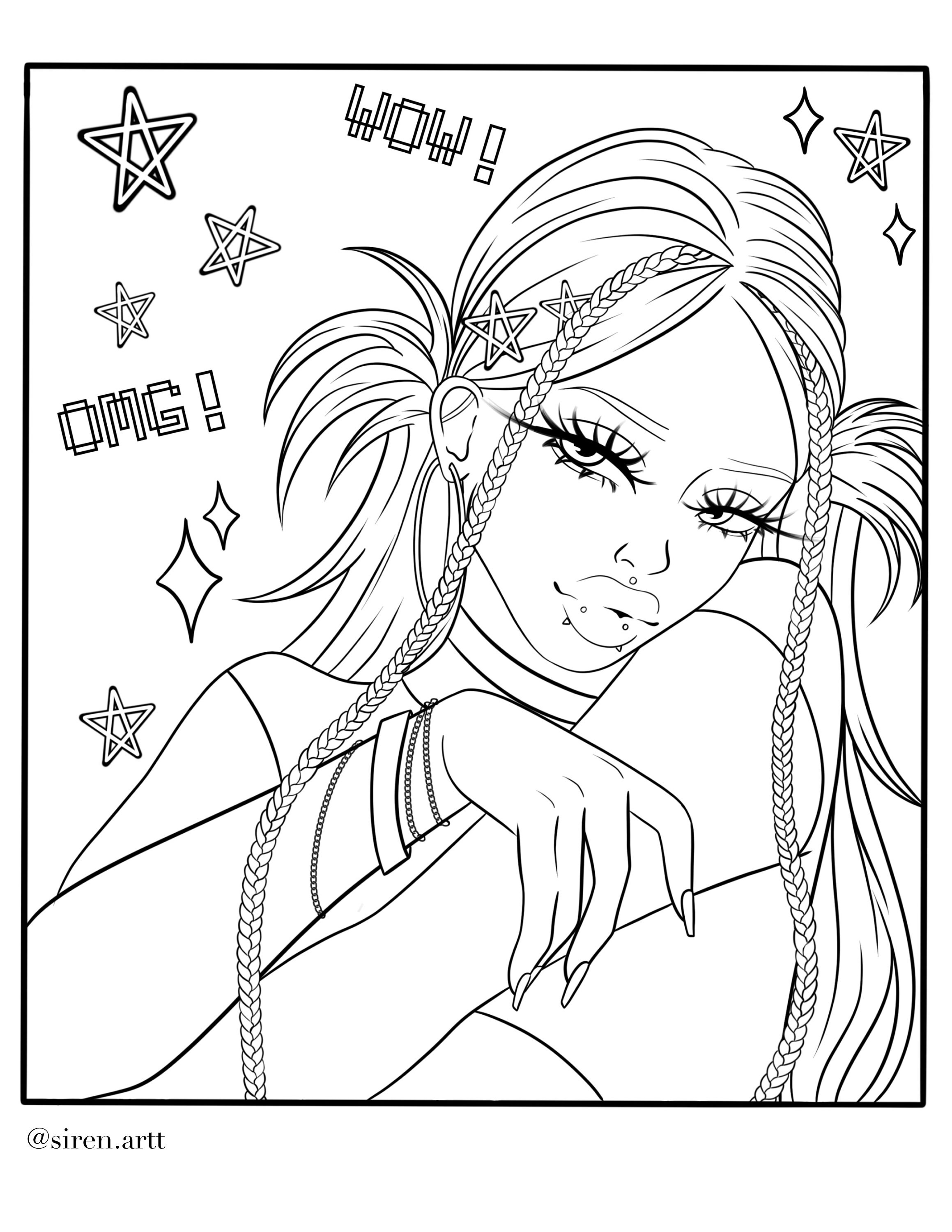 Y2K COLORING BOOK - Etsy