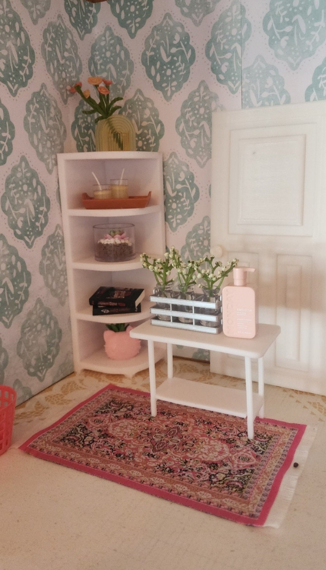 Mini Corner Shelf, Miniverse Accessory, Dollhouse , Display Case, Mini ...