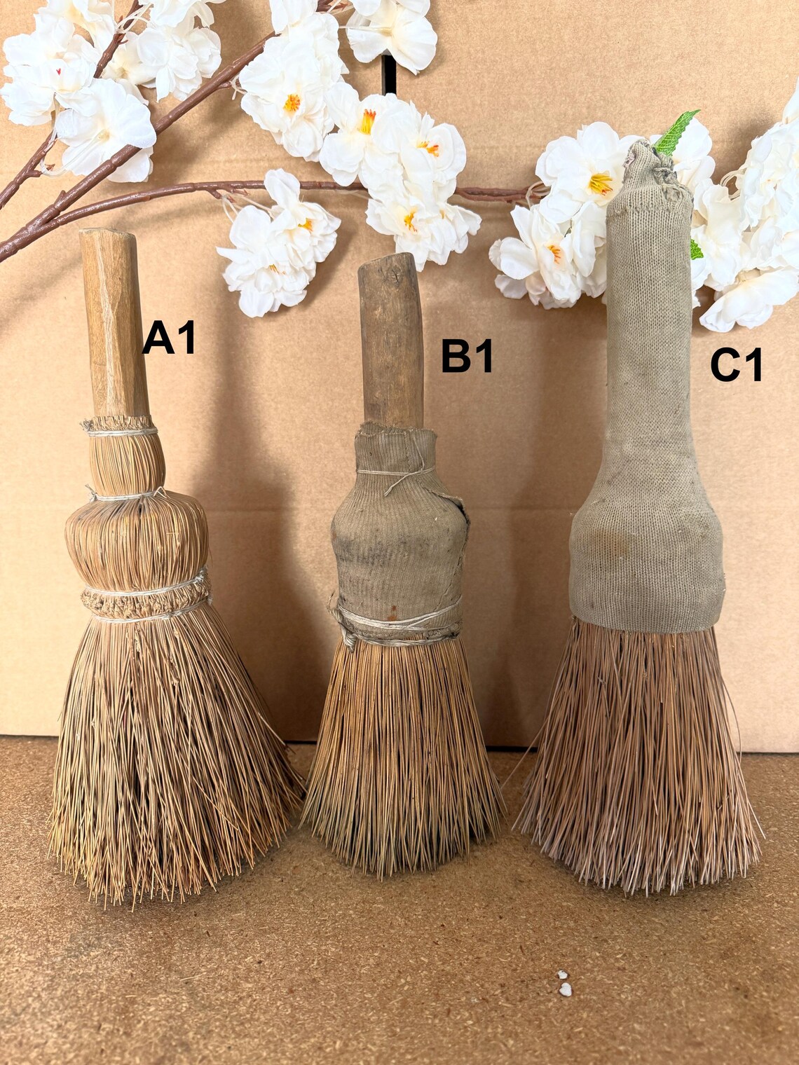 Large Vintage Rustic Brushes,rustic Living Room Decor,farmhouse Home ...
