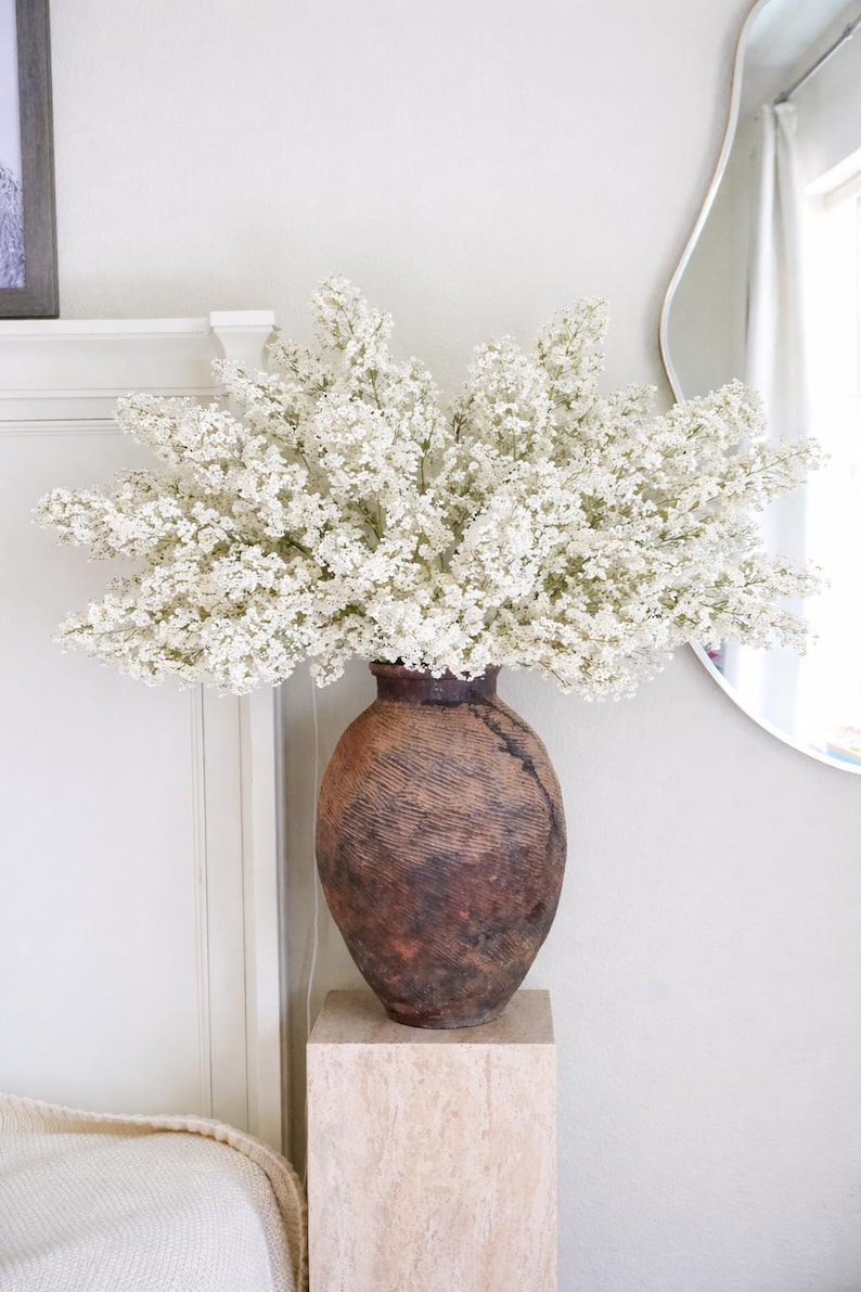 32'' Artificial White Berry Stems,pink Berry Stems.tall Faux Spring ...
