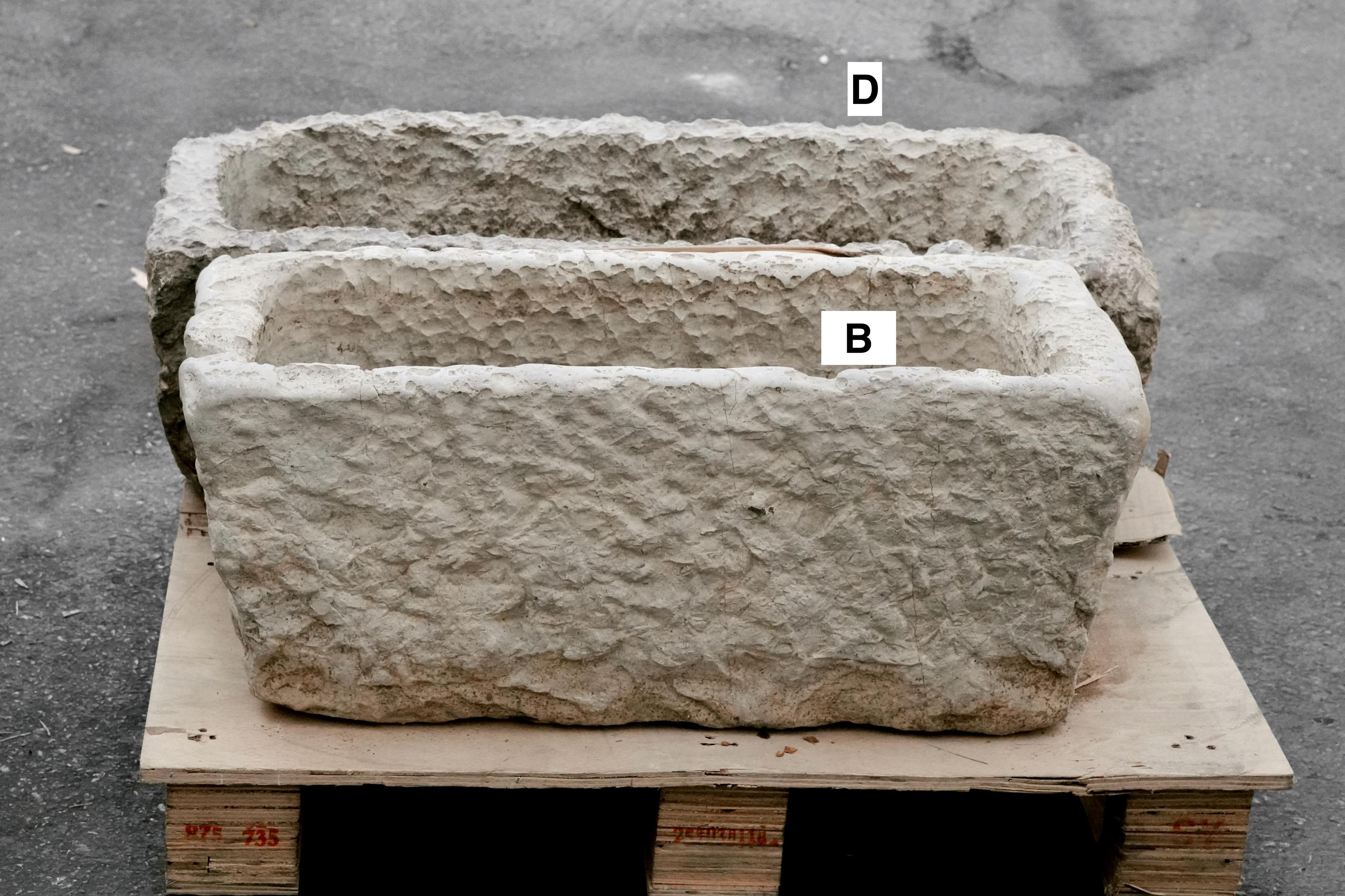 Antique Limestone Trough Planter,french Farmhouse Stone Sink Basin ...