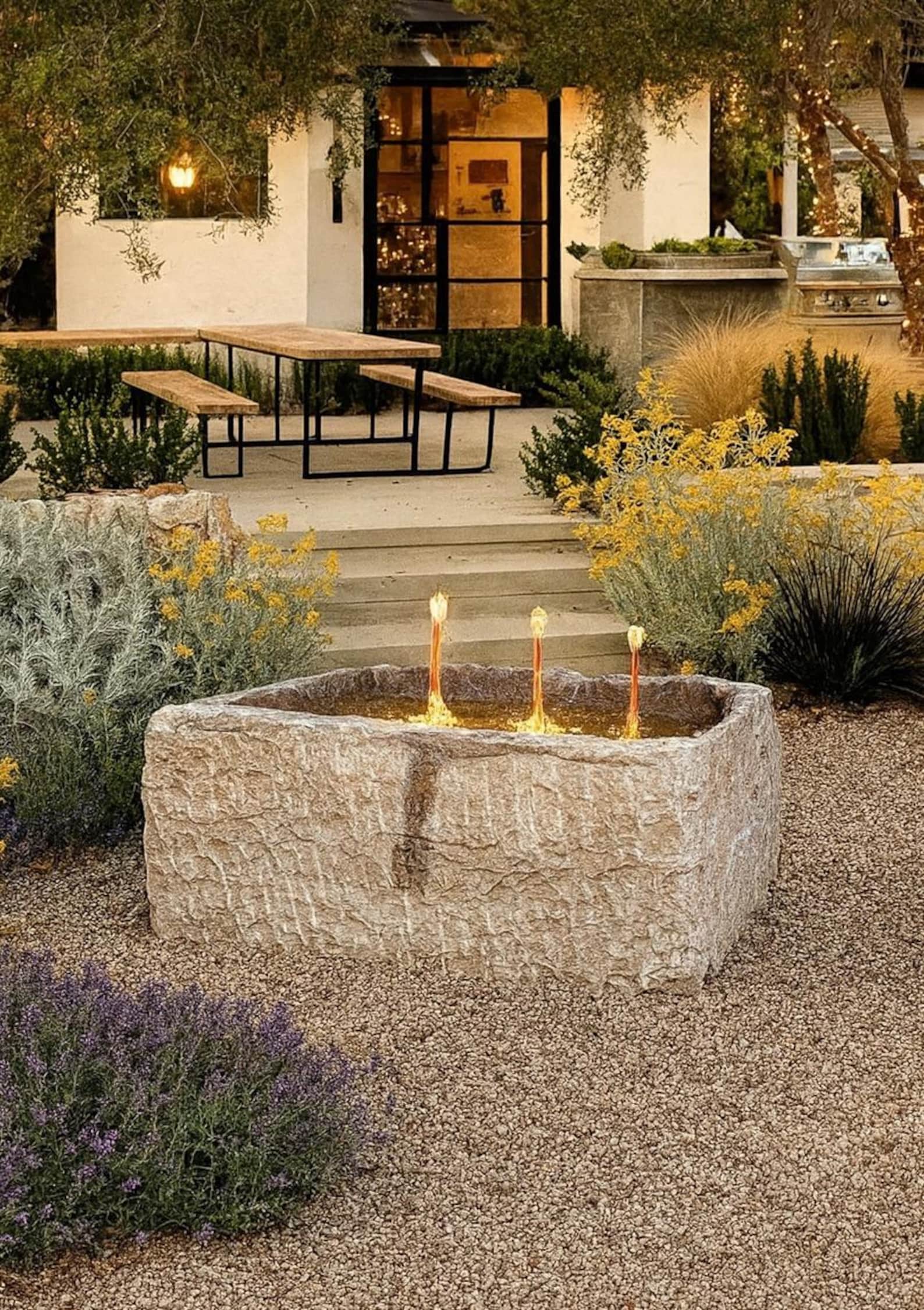 Antique Limestone Trough Planter,french Farmhouse Stone Sink Basin ...
