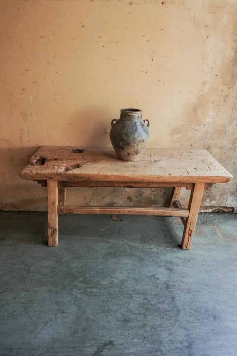 Rustic Wood Console Table: Antique Farmhouse Entryway Decor - Etsy