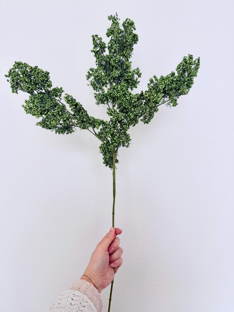 32'' Artificial White Berry Stems,pink Berry Stems.tall Faux Spring ...