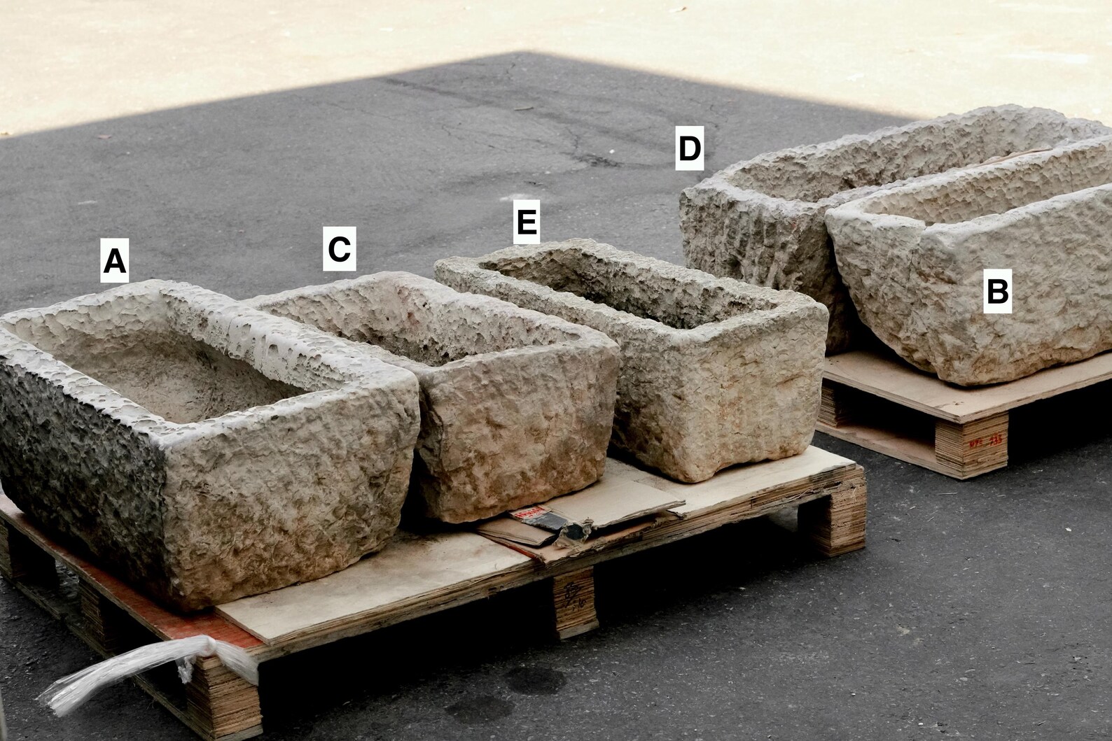 Antique Limestone Trough Planter,french Farmhouse Stone Sink Basin ...