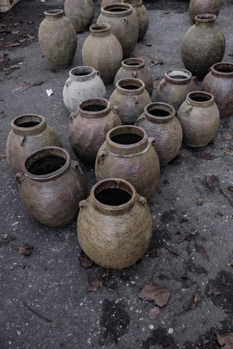 Yunnan Vintage Rustic Pottery,rustic Farmhouse Vase,farmhouse Decor ...