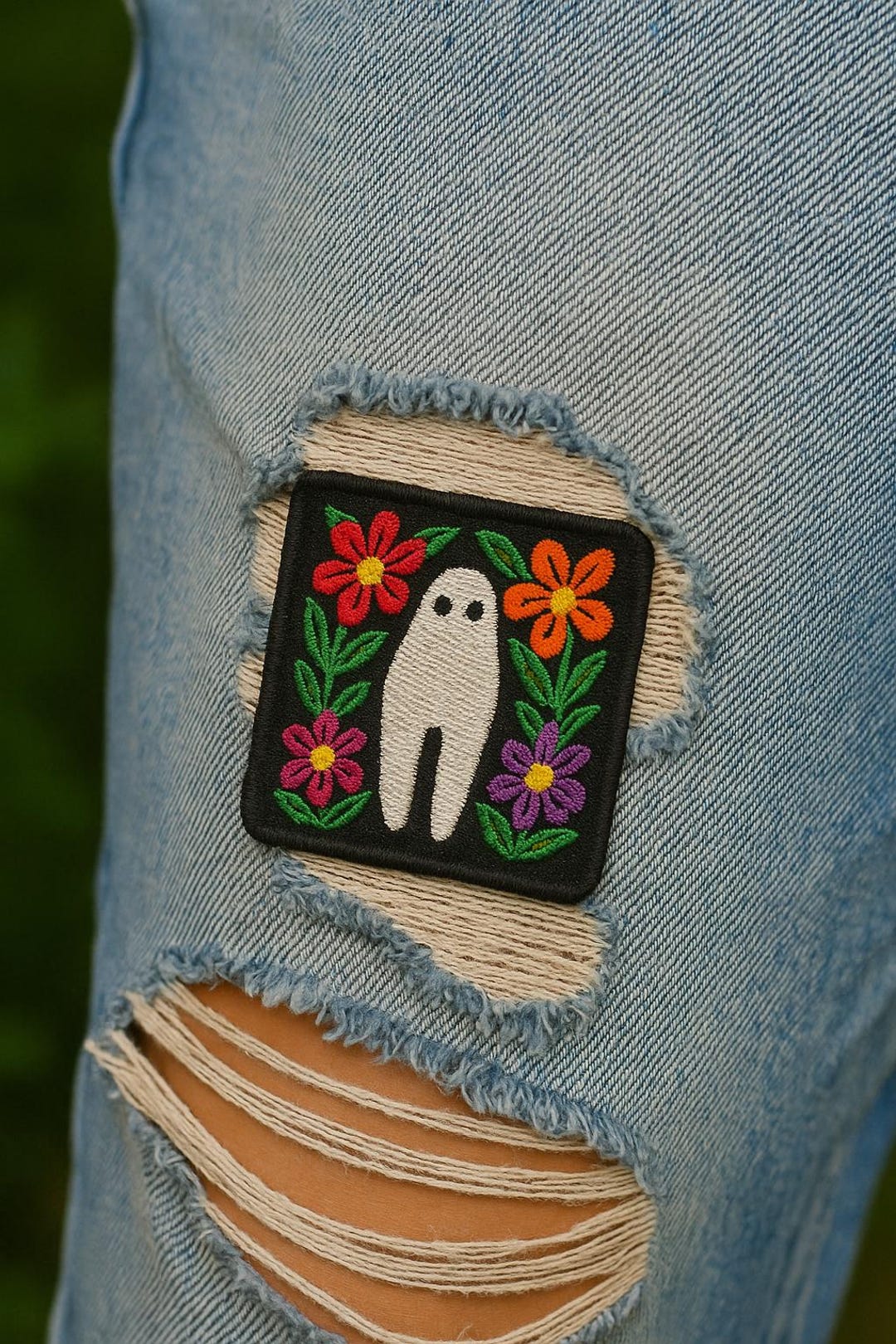 Fresno Nightcrawler Embroidered Patch Cottagecore Cryptid Creature Iron ...