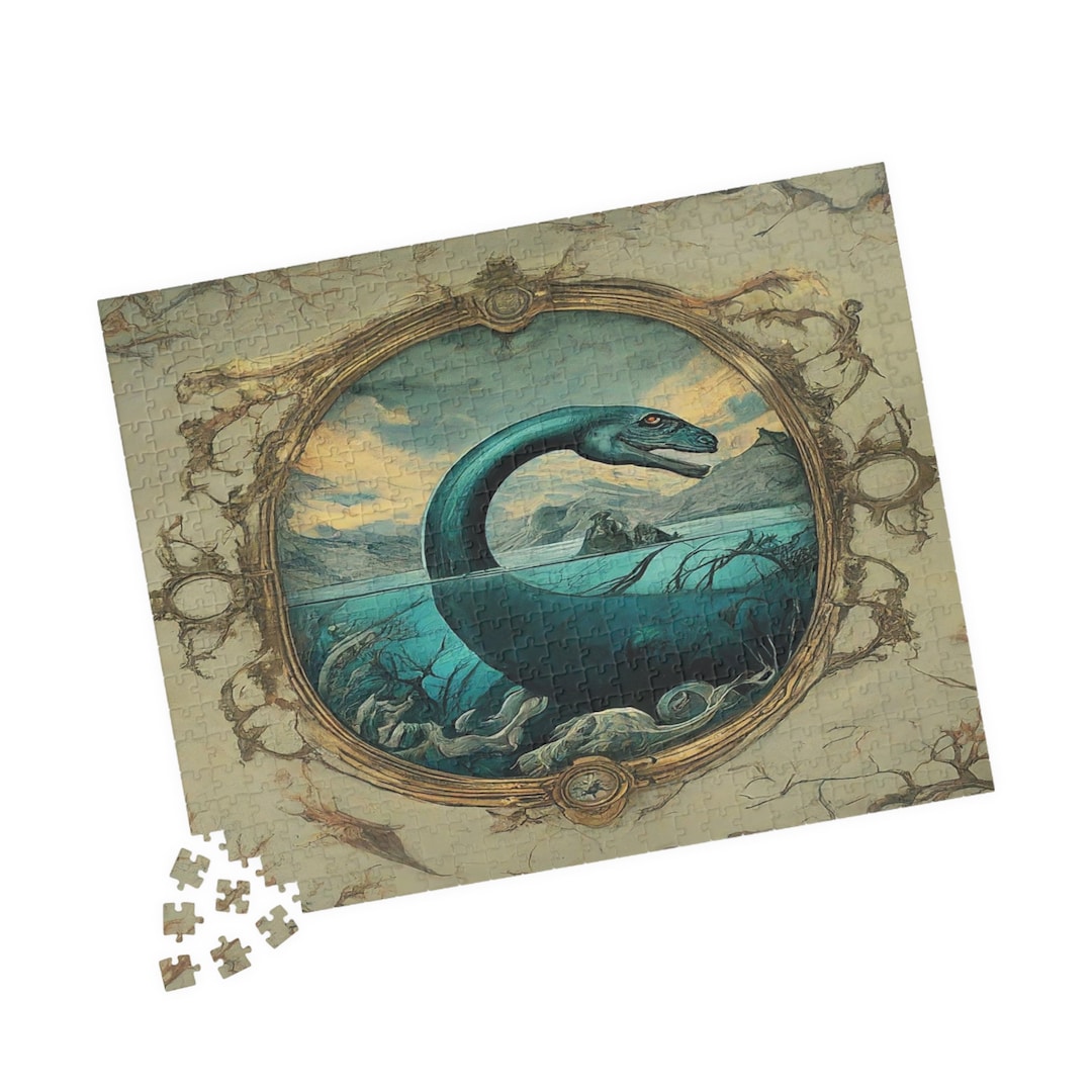 Loch Ness Monster Cryptid Jigsaw Puzzle 110, 252, 520 or 1014 Piece - Etsy