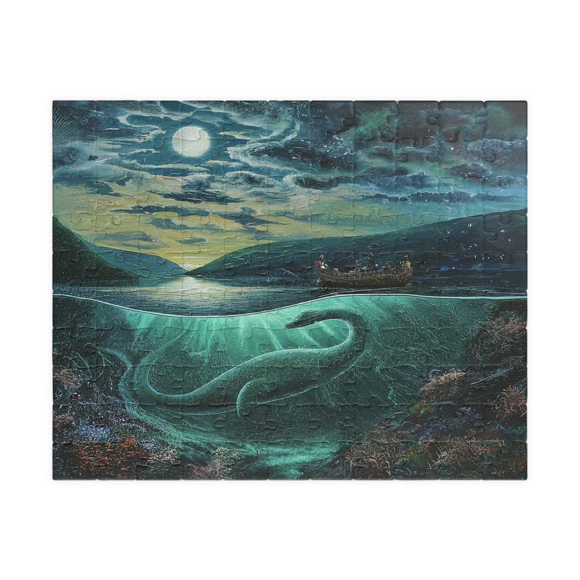 Loch Ness Monster Magical Jigsaw Puzzle 110, 252, 520 or 1014 Piece ...