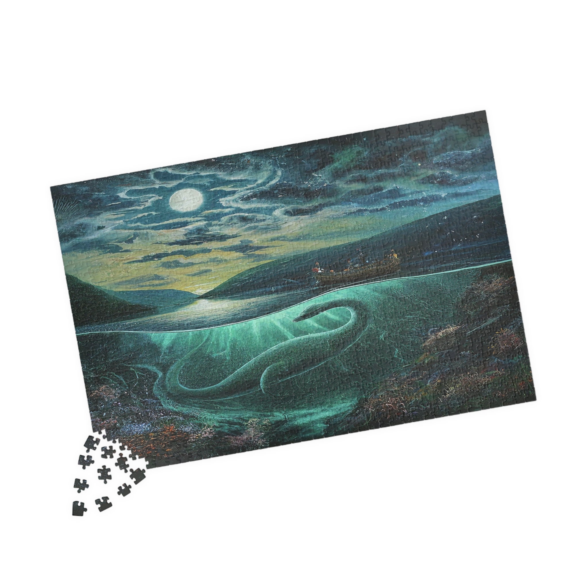 Loch Ness Monster Magical Jigsaw Puzzle 110, 252, 520 or 1014 Piece ...