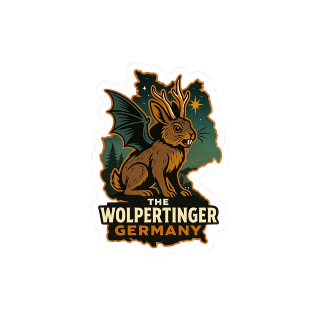 Wolpertinger Germany Sticker: Bavarian Folklore Vinyl Decal - Etsy