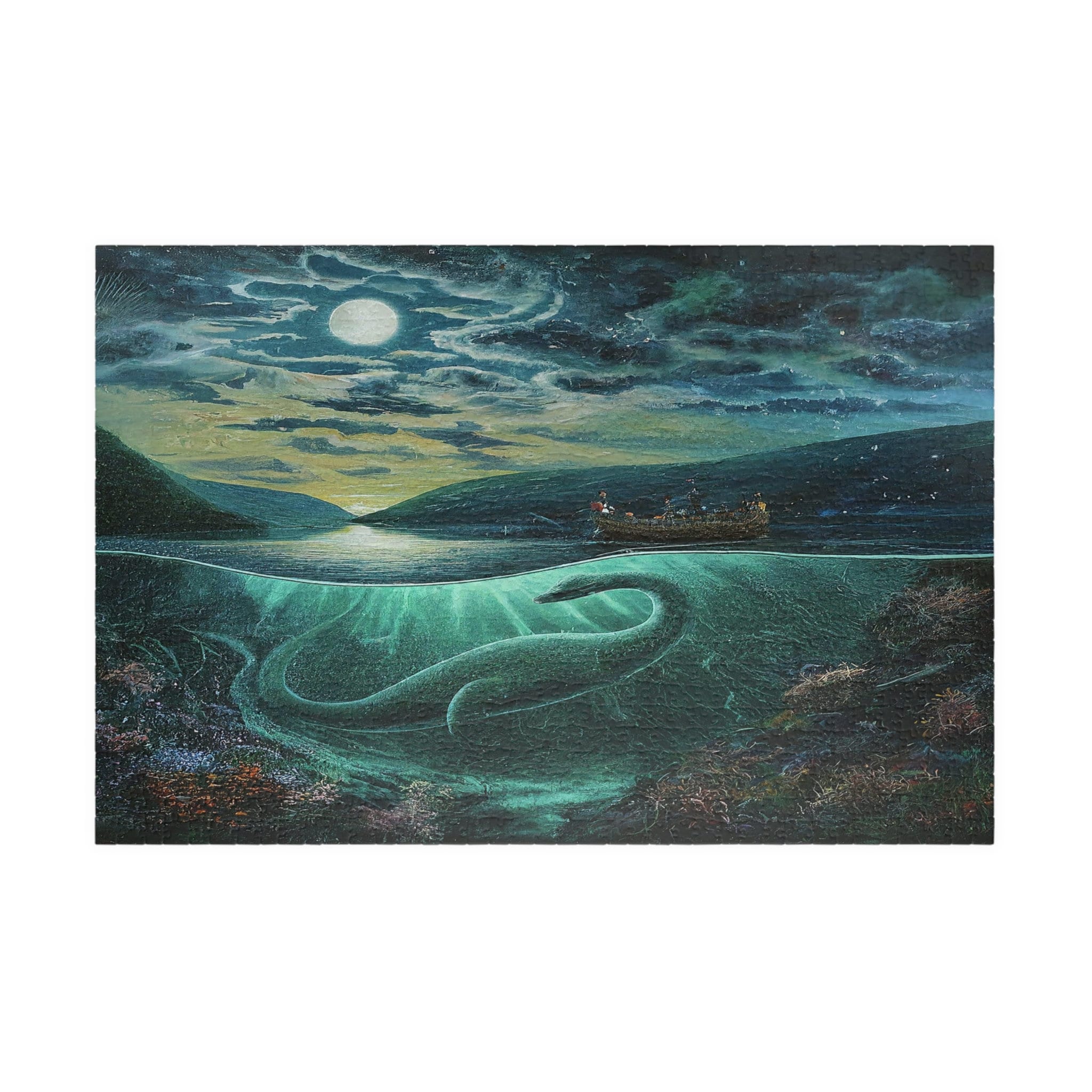 Loch Ness Monster Magical Jigsaw Puzzle 110, 252, 520 or 1014 Piece ...