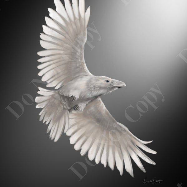 Raven Art Print - Etsy