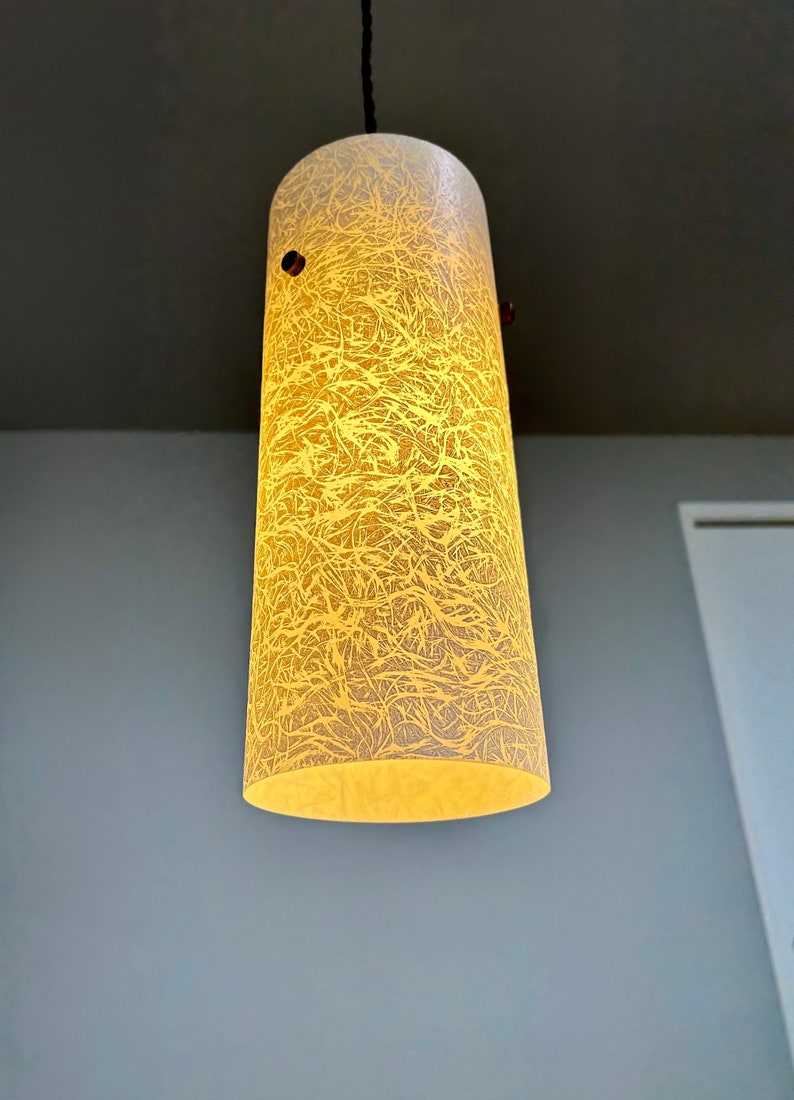 Original Mid Century Modern Pendant Lamp: Handmade, Vintage Inspired ...