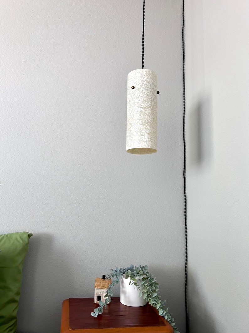 Original Mid Century Modern Pendant Lamp: Handmade, Vintage Inspired ...