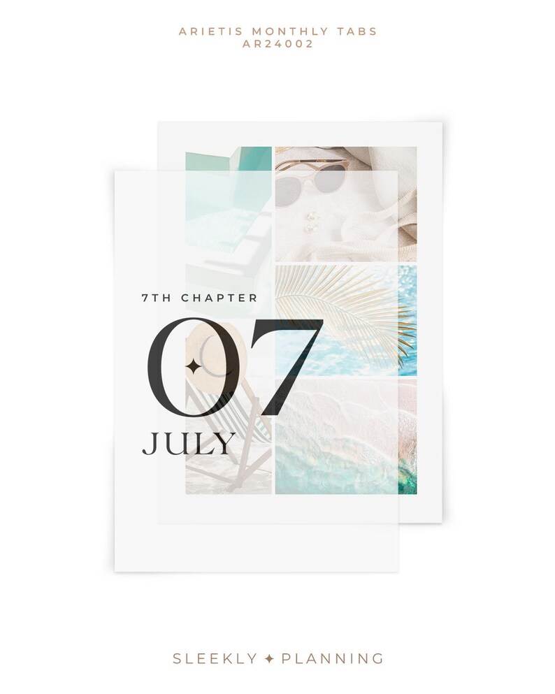 Monthly Printable Planner Dashboard Inserts Minimal Modern Set for ...