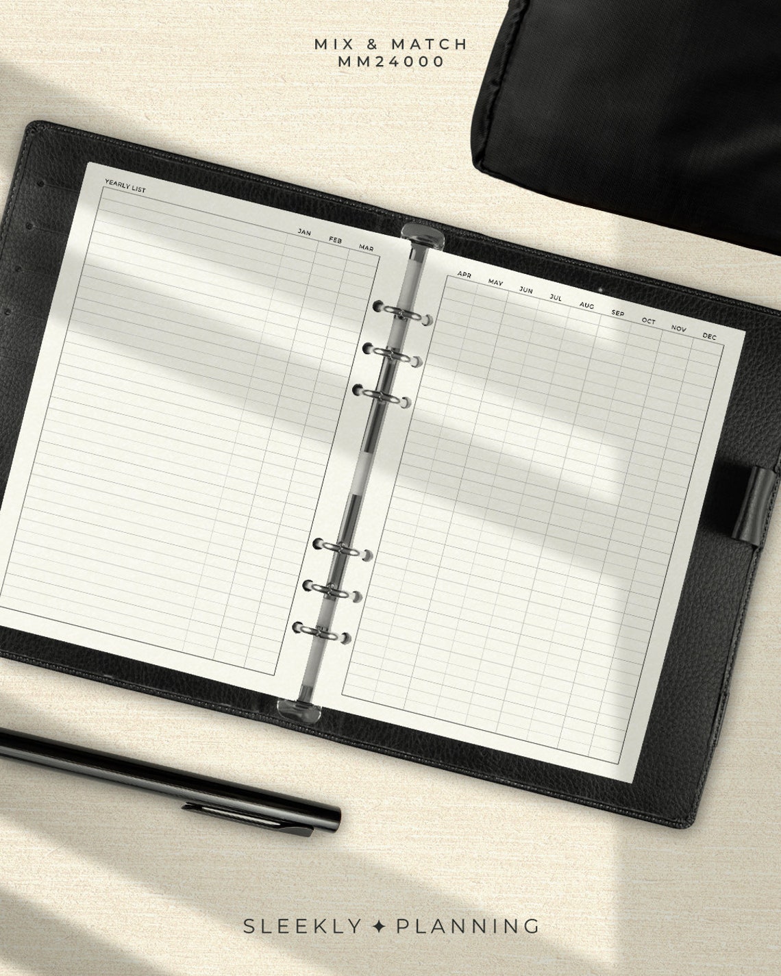 When Did I Last Yearly List | Annually Monthly Recurrent Tasks Tracker ...