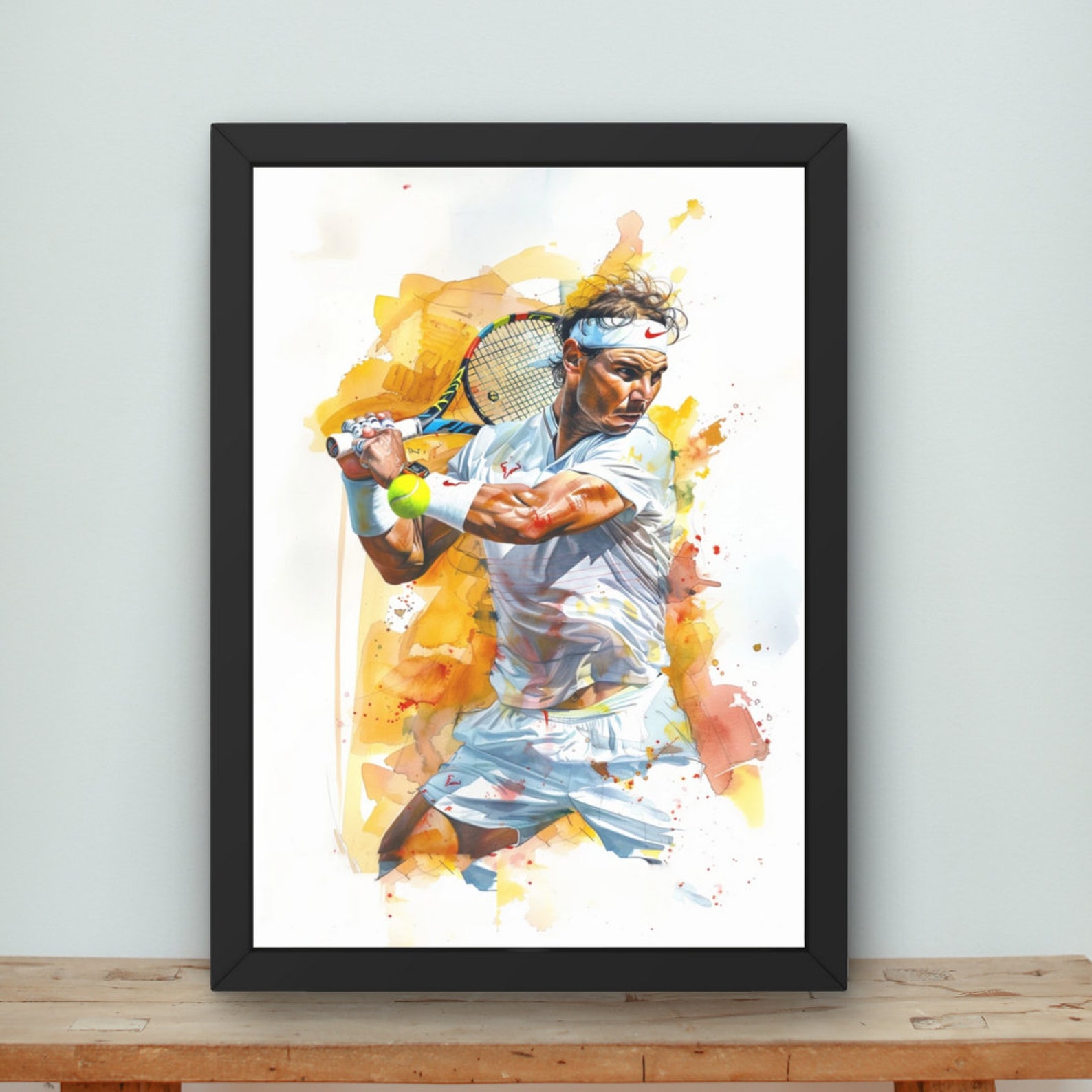 Rafael Nadal, Tennis Poster, Sports Poster, Nadal, Tennis Player, ATP ...