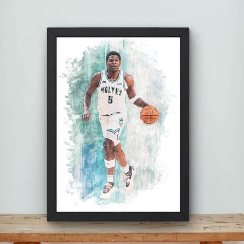 Anthony Edwards Poster - Etsy