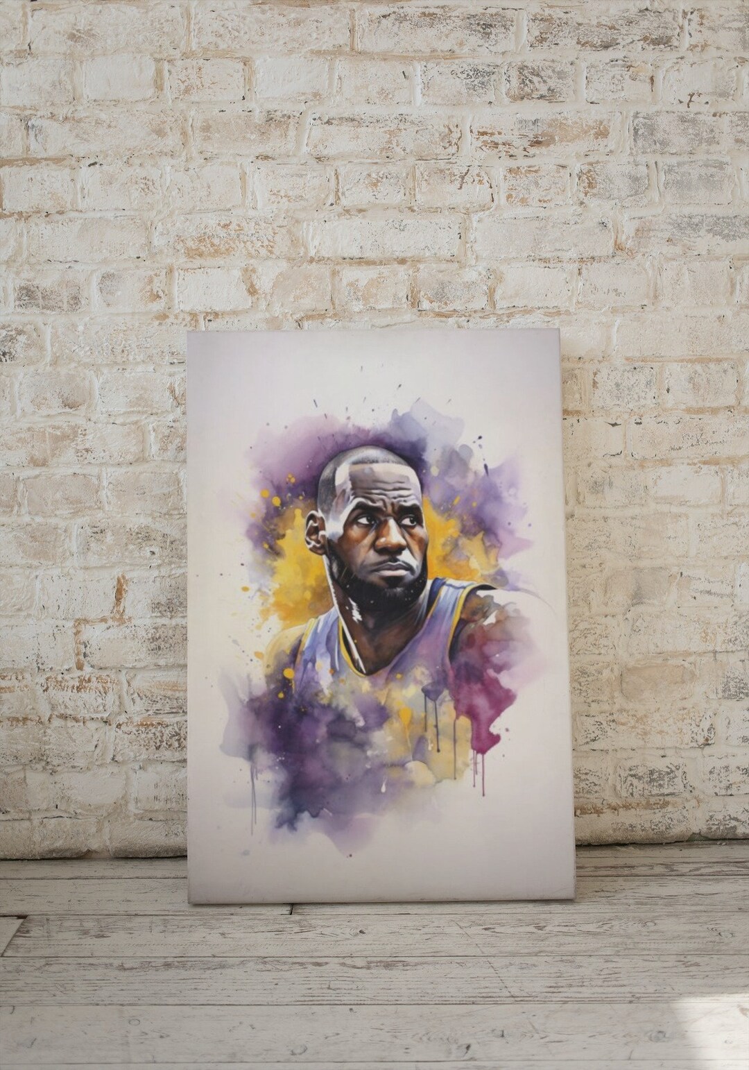 Lebron James Poster, LA Lakers, NBA, Basketball, King James, Digital ...