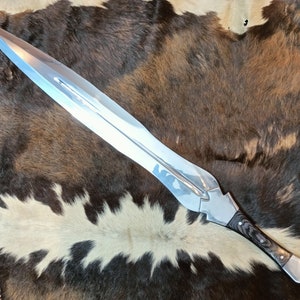 Handmade D2 Steel Full Tang Short Sword, Troy Movie Sword - Etsy