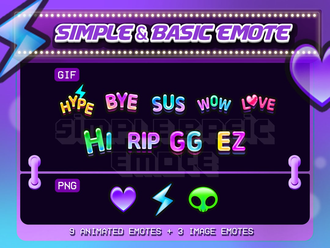 Twitch Text Emote Twitch Emote,discord Emote,gg Emote,hi Emote, Sus ...