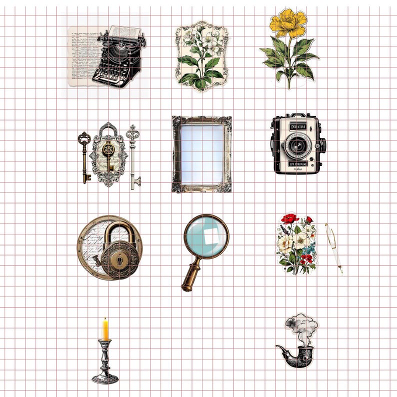 Watercolor Detective Clipart, Cute Spy Graphics, Private Investigator ...