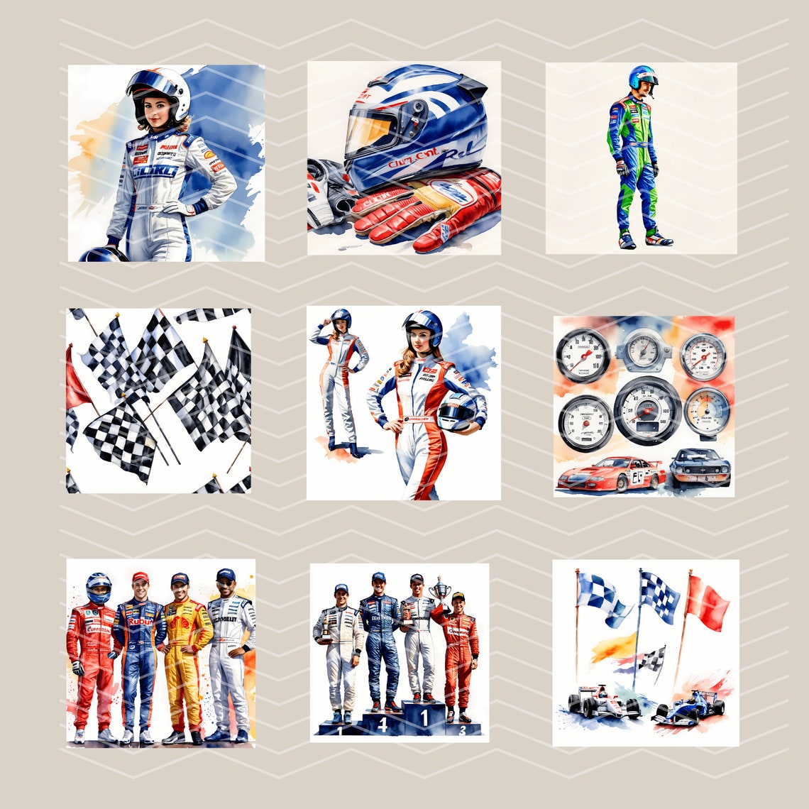 Watercolour Race Car Driver Clipart Png, Race Car Png, Race Car Clipart ...
