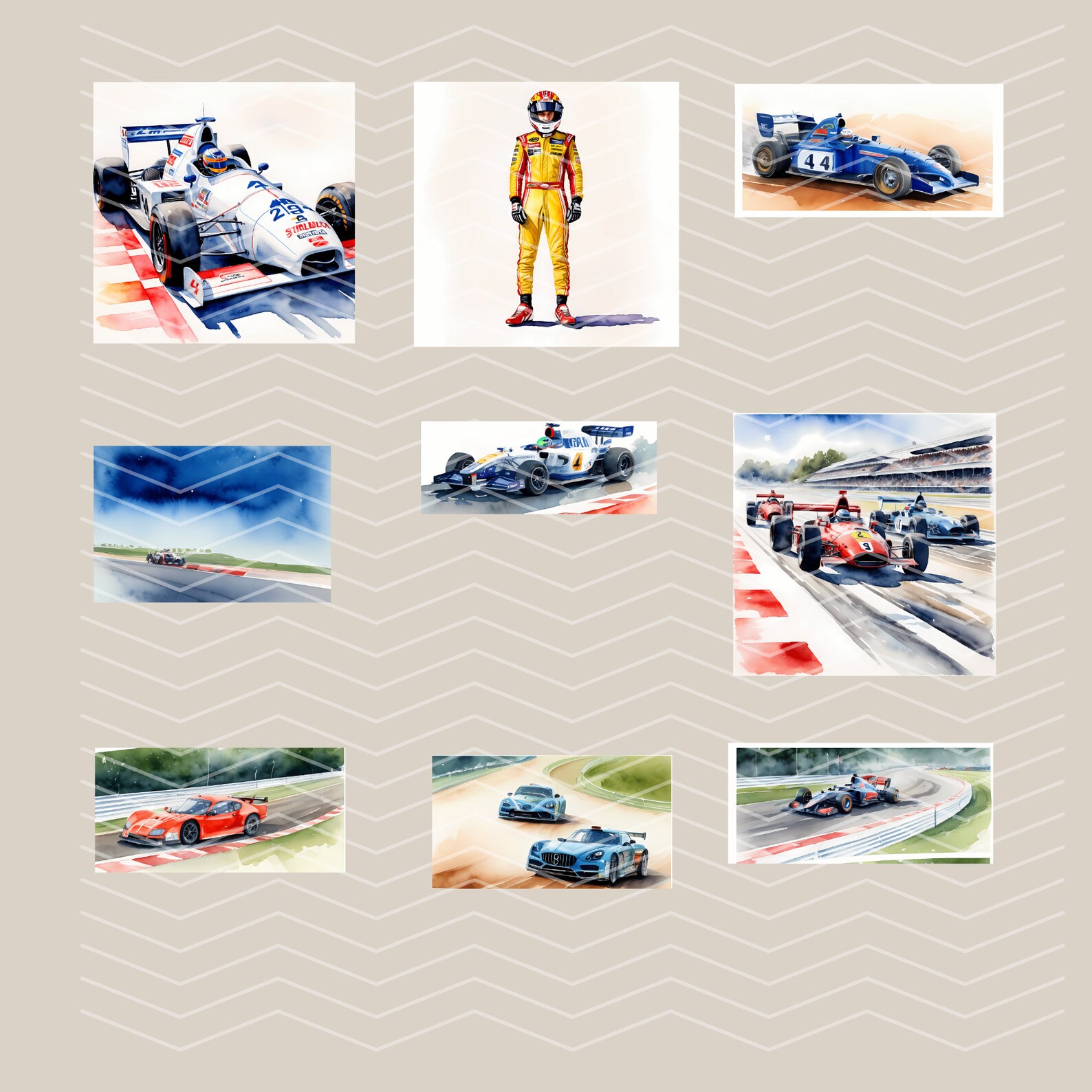 Watercolour Race Car Driver Clipart Png, Race Car Png, Race Car Clipart ...