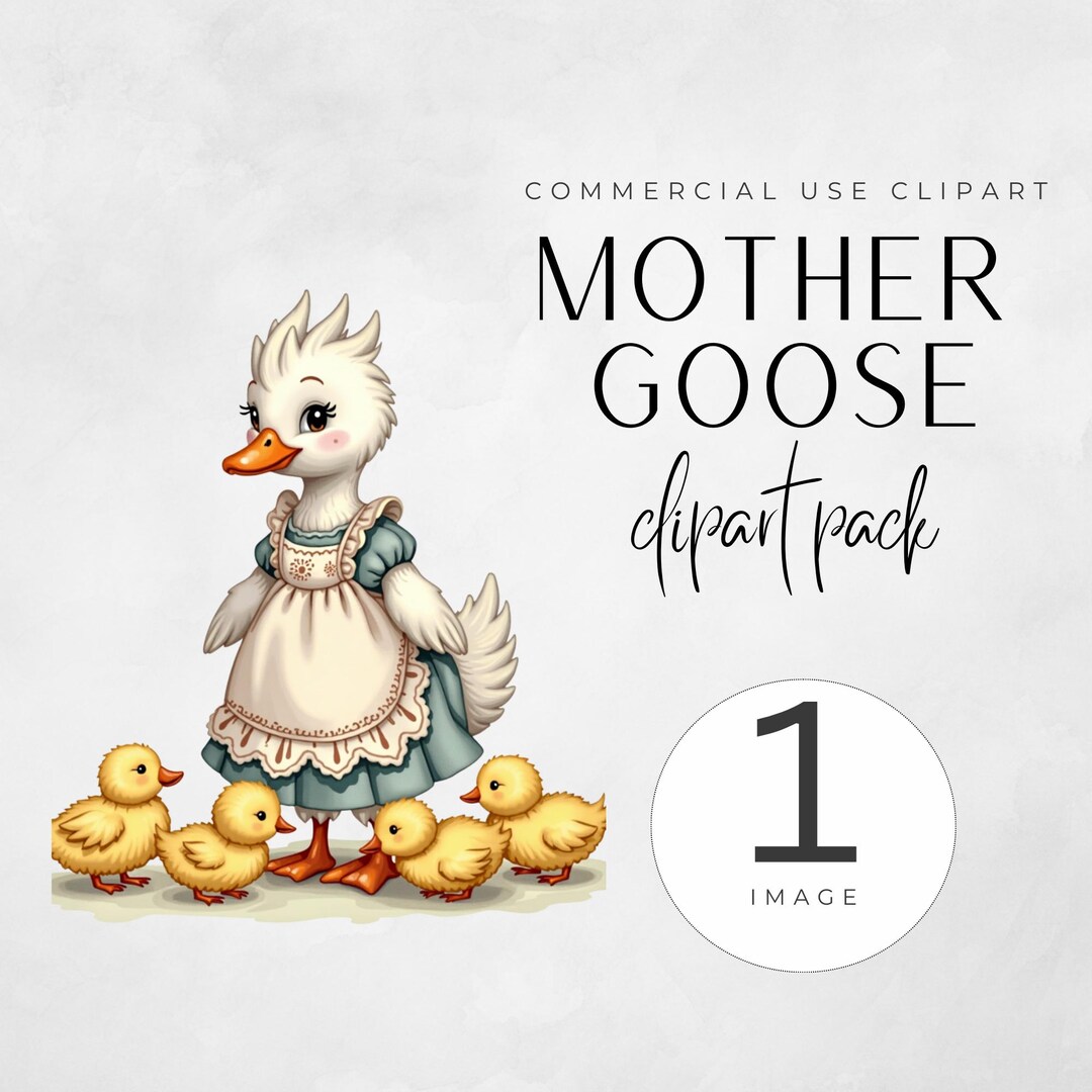 Mother Goose Clipart, Watercolor Nursery Rhymes, Fairytale Art, Humpty ...