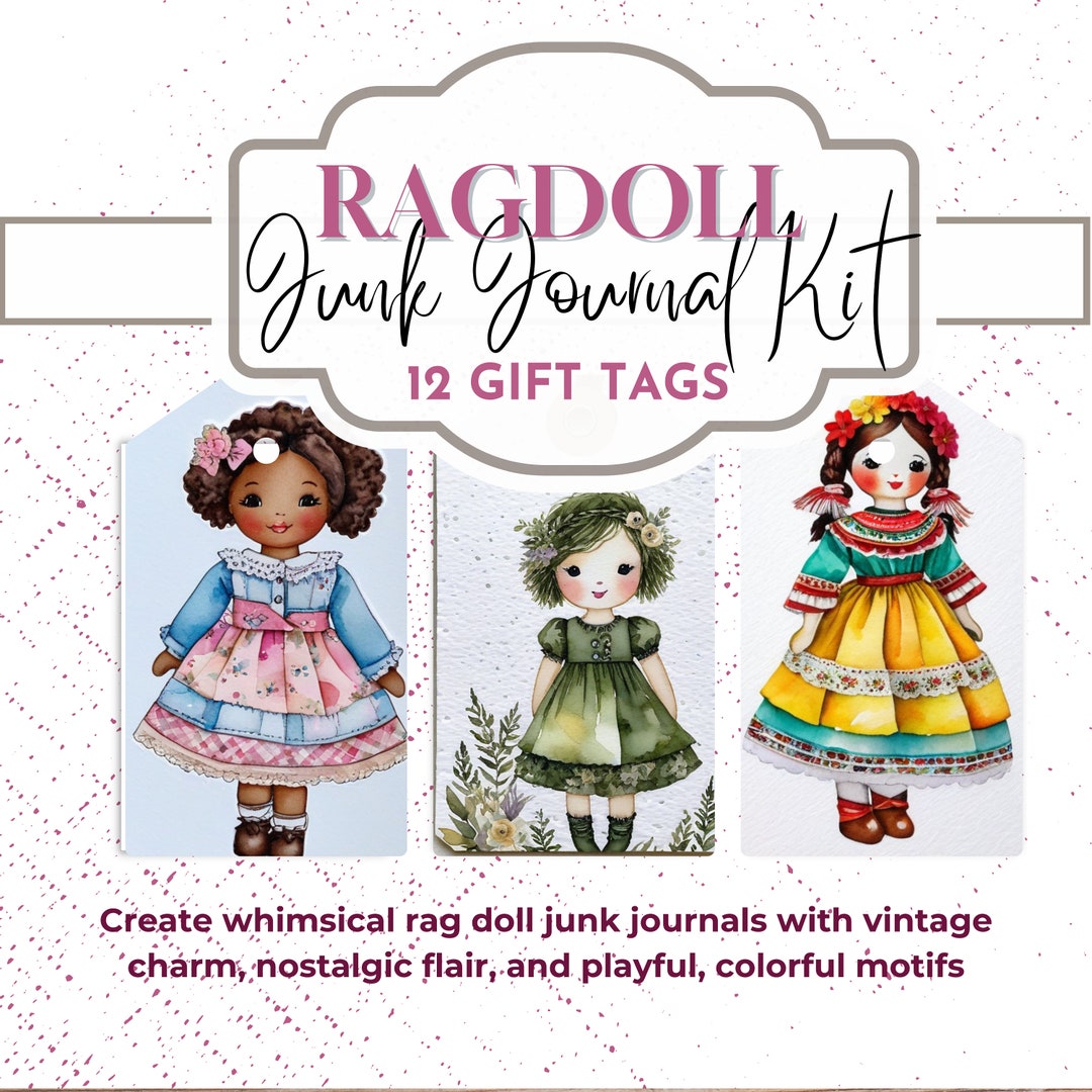 Rag Doll Gift Tags - Printable Rag Doll-themed Gift Tags for Junk ...