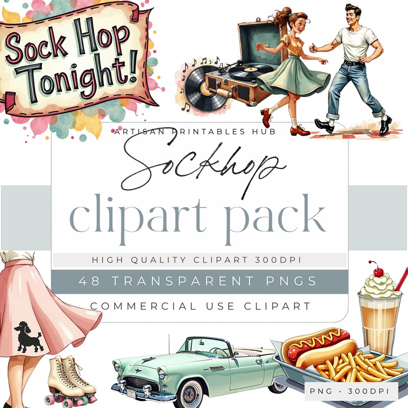 Sock Hop Party - Etsy
