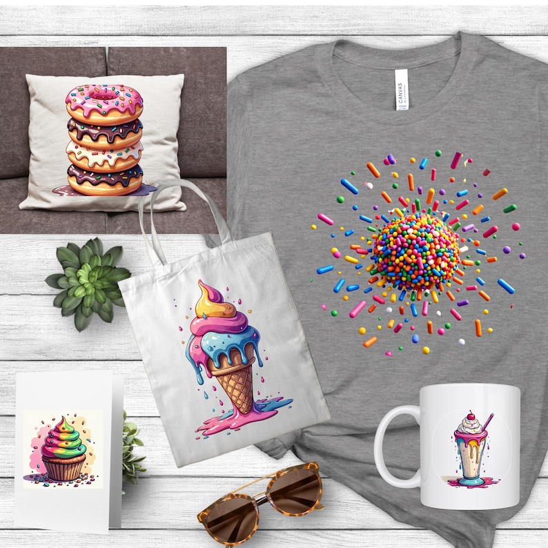 Whimsical Cake Clipart, Chaos Cakes PNG, Surreal Drippy Cake Art, Funky ...
