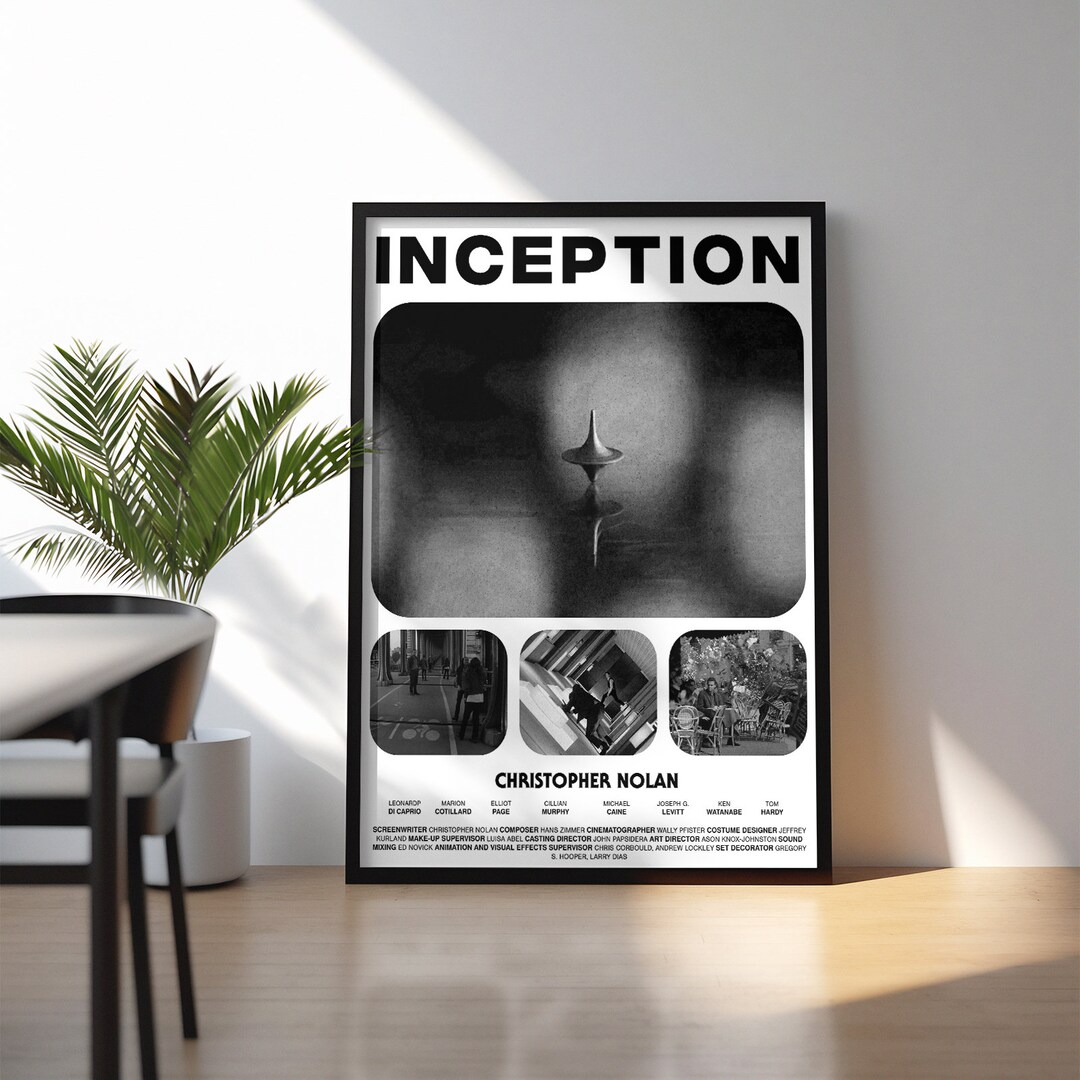 Inception Digital Download Poster Classic Sci-fi Movie Art Print 18x24 ...