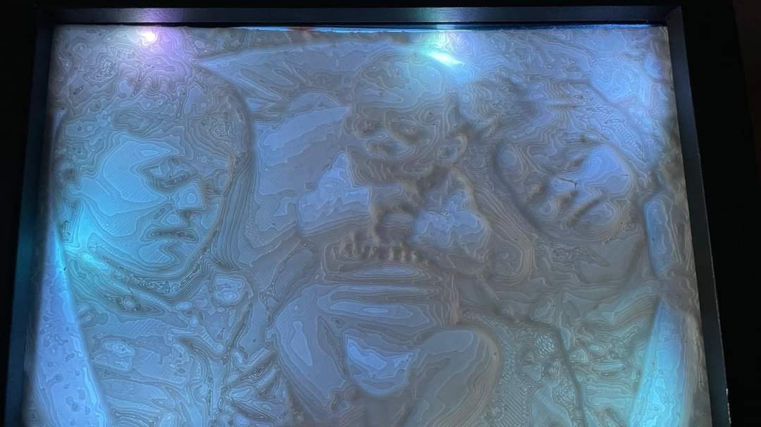 Custom Lithophane LED Shadow Box - Etsy