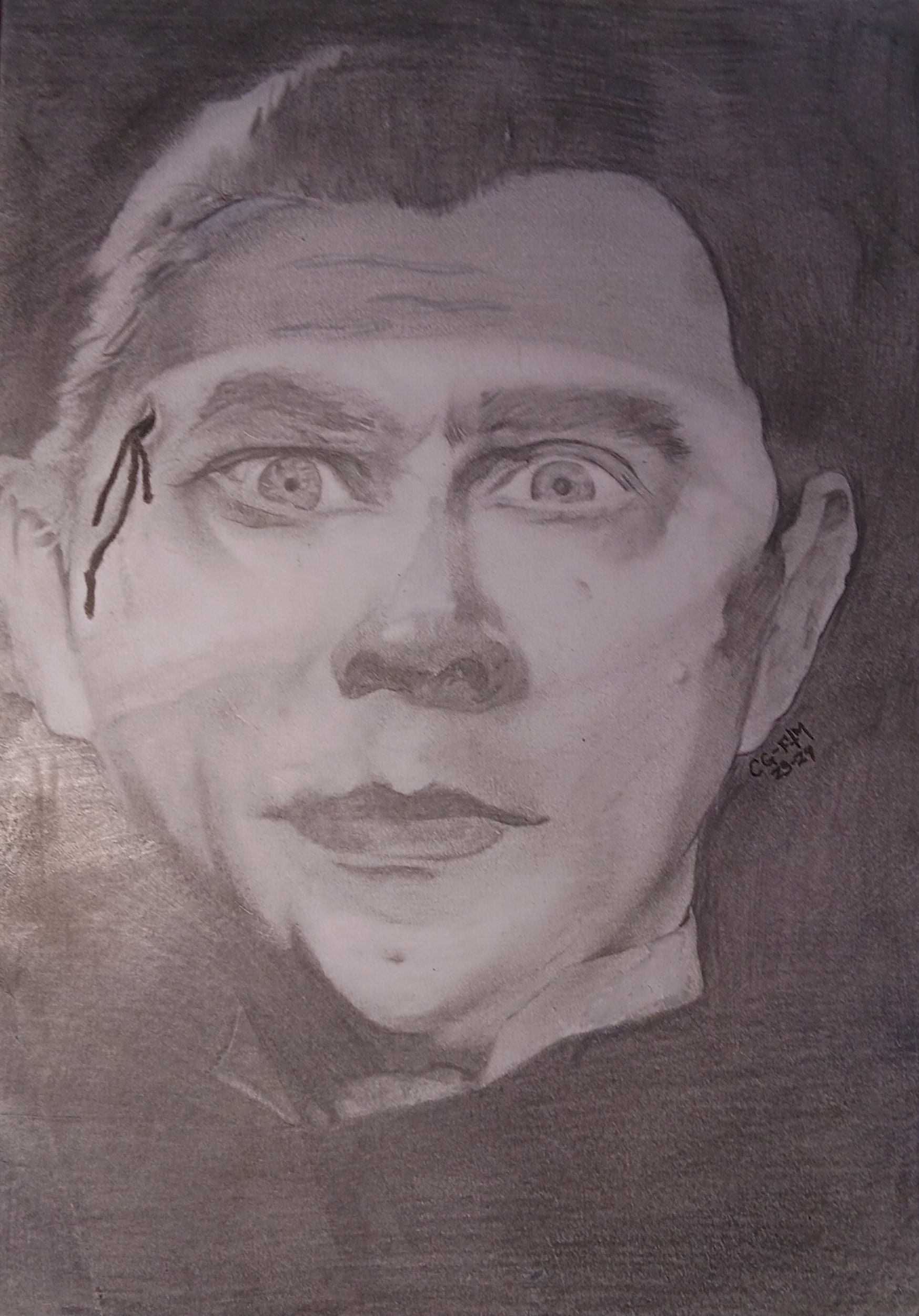 Dracula Pencil Drawing - Etsy