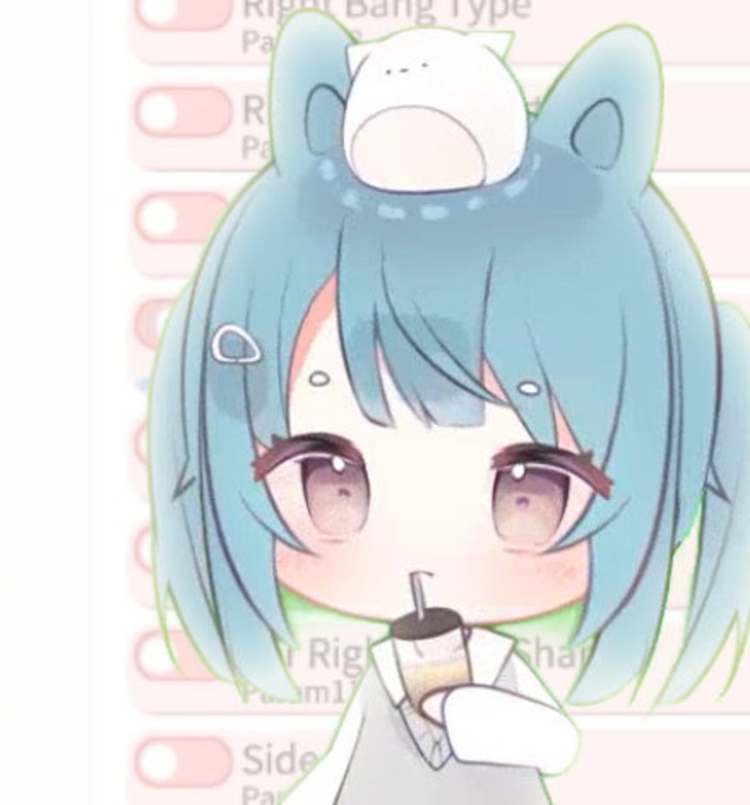 Customizable Live2d Premade Vtuber | Chibi Model - Etsy